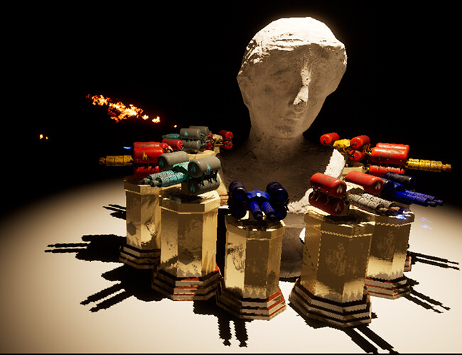 Neon gravity - My work on Brass and Blades for the 2023 GMT game jam