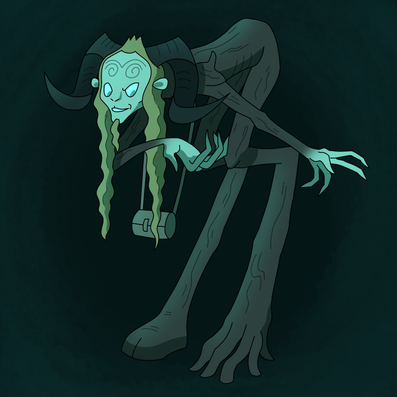 ArtStation - Cartoon Style Faun from "Pan's Labyrinth"