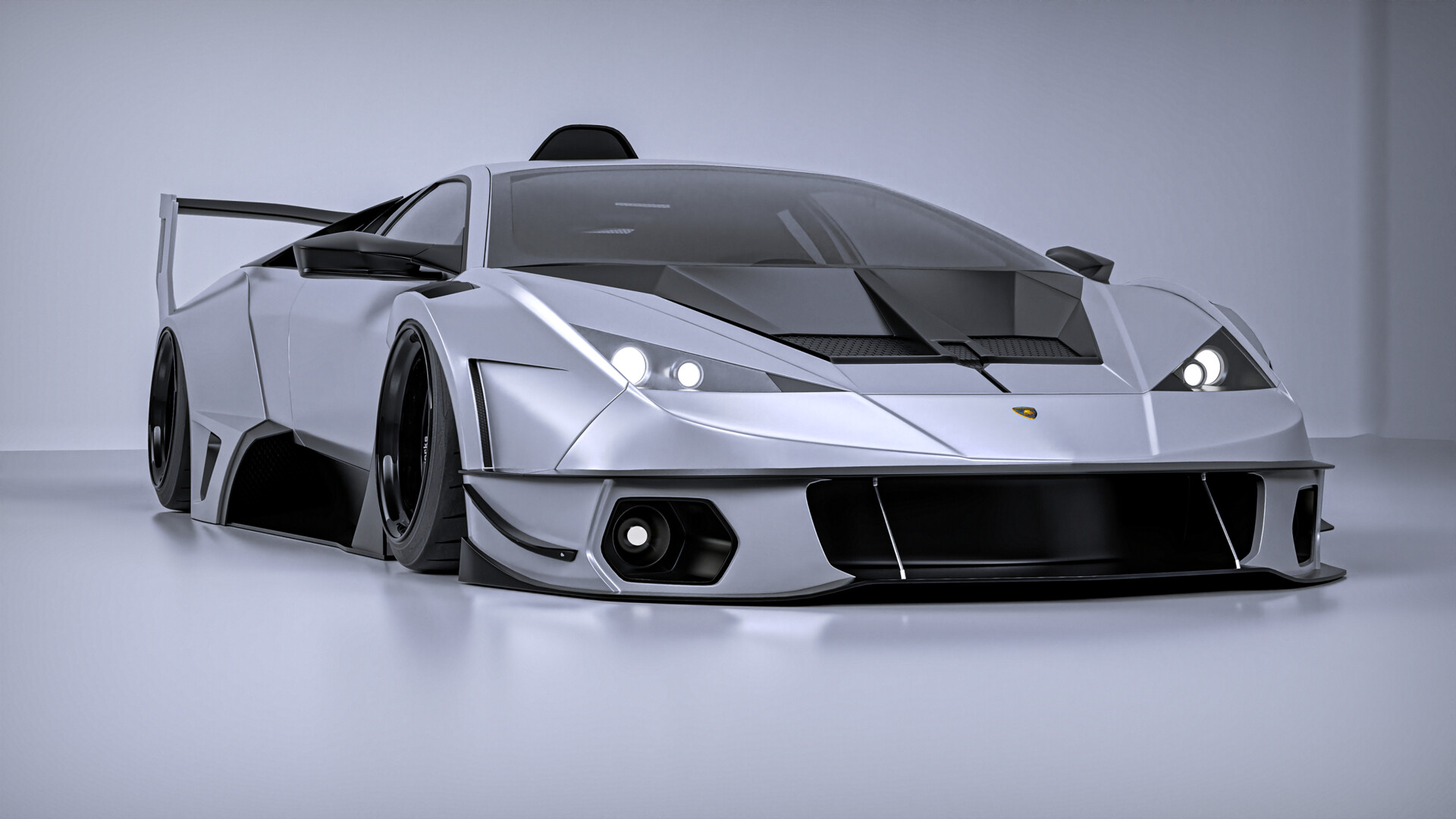 ArtStation - Lamborghini murcielago liberty walk silhouette