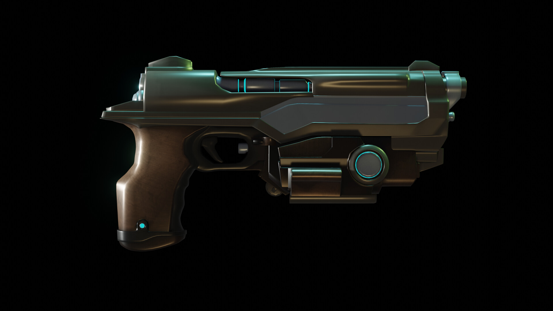 ArtStation - My own doom pistol