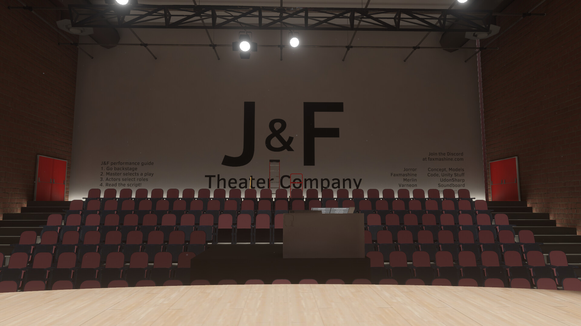 ArtStation - J&F Theater Company(VRChat Map)