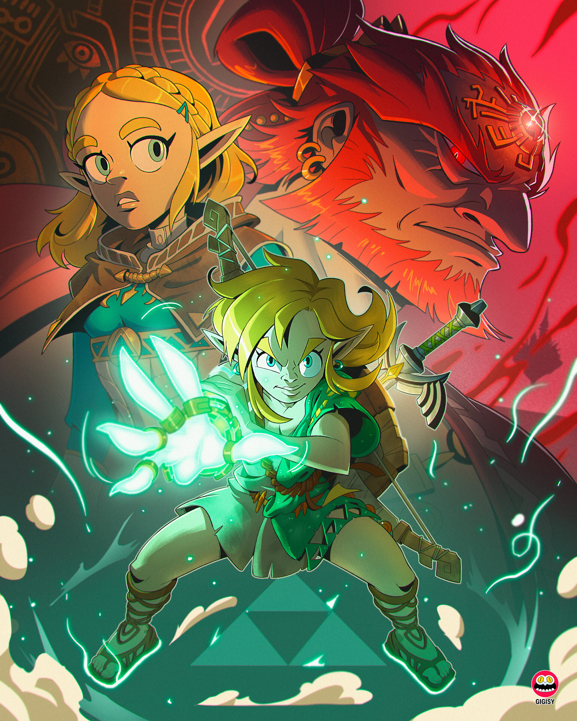 ArtStation - Link - The Legend of Zelda TotK Fanart