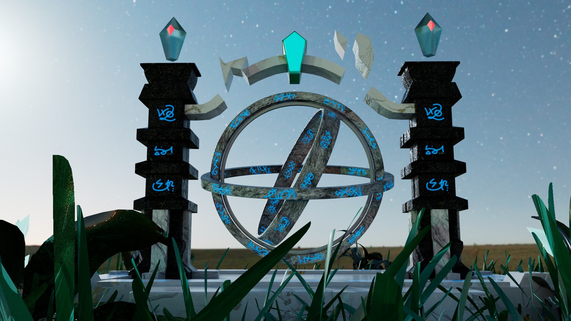 Arisha Sheikh - Portal To Azura, The City in the Skies