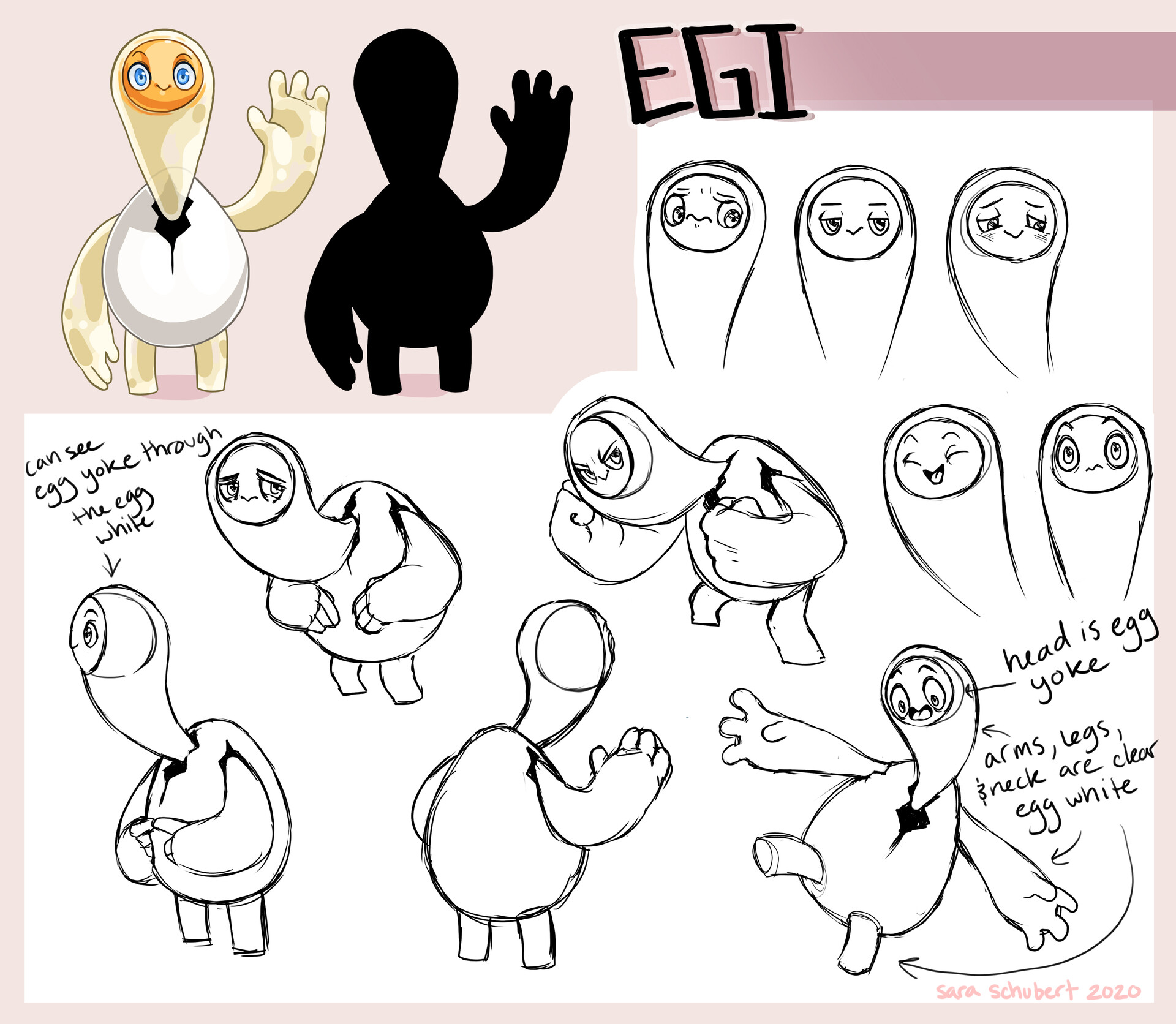 ArtStation - Egi Character Concept & 3D Model