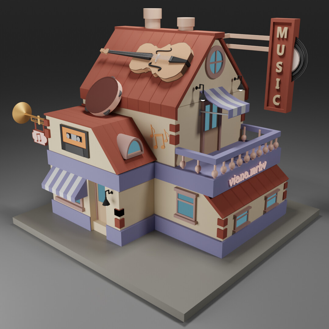 ArtStation - Music store