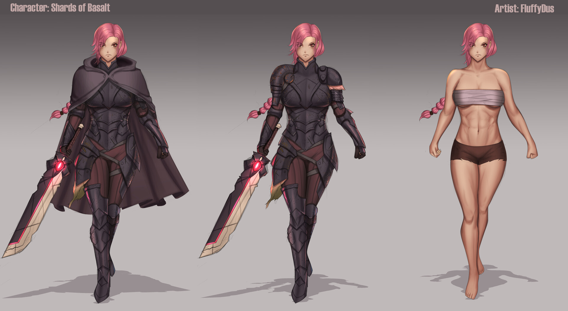 ArtStation - Shards of Basalt Character commission