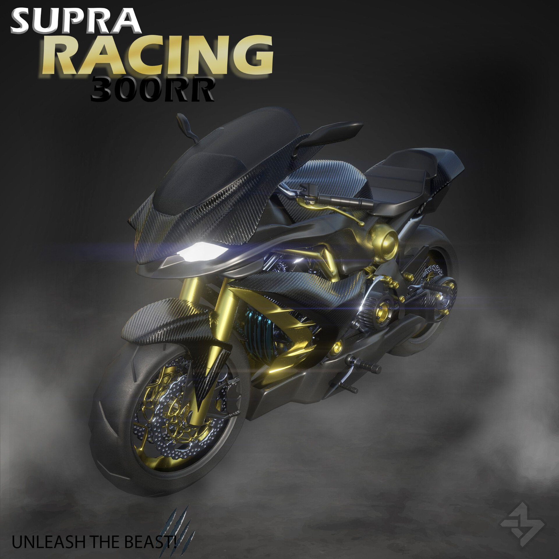 ArtStation - SUPRA RACING 300RR