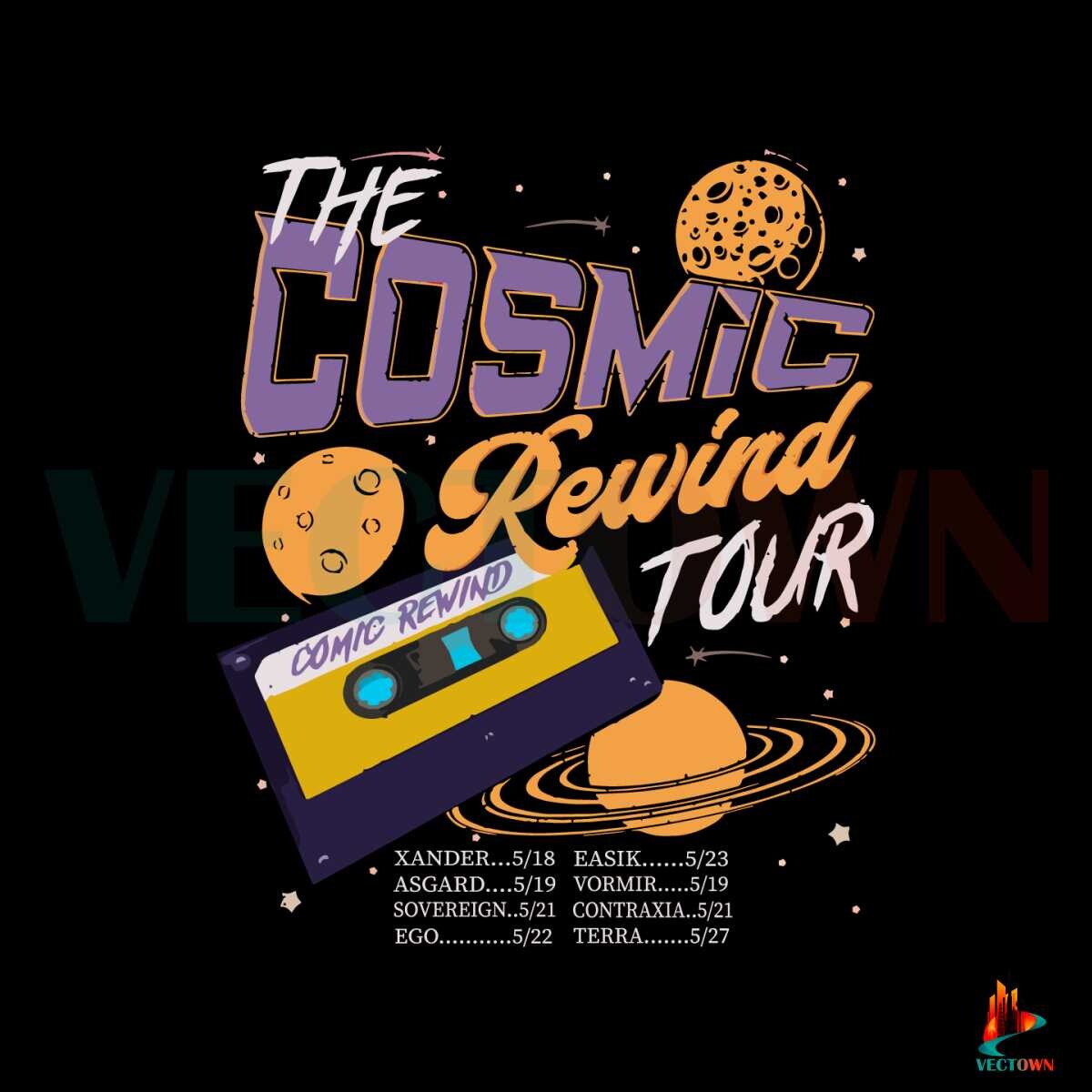 ArtStation - The Cosmic Tour Cassette SVG Guardians of The Galaxy SVG