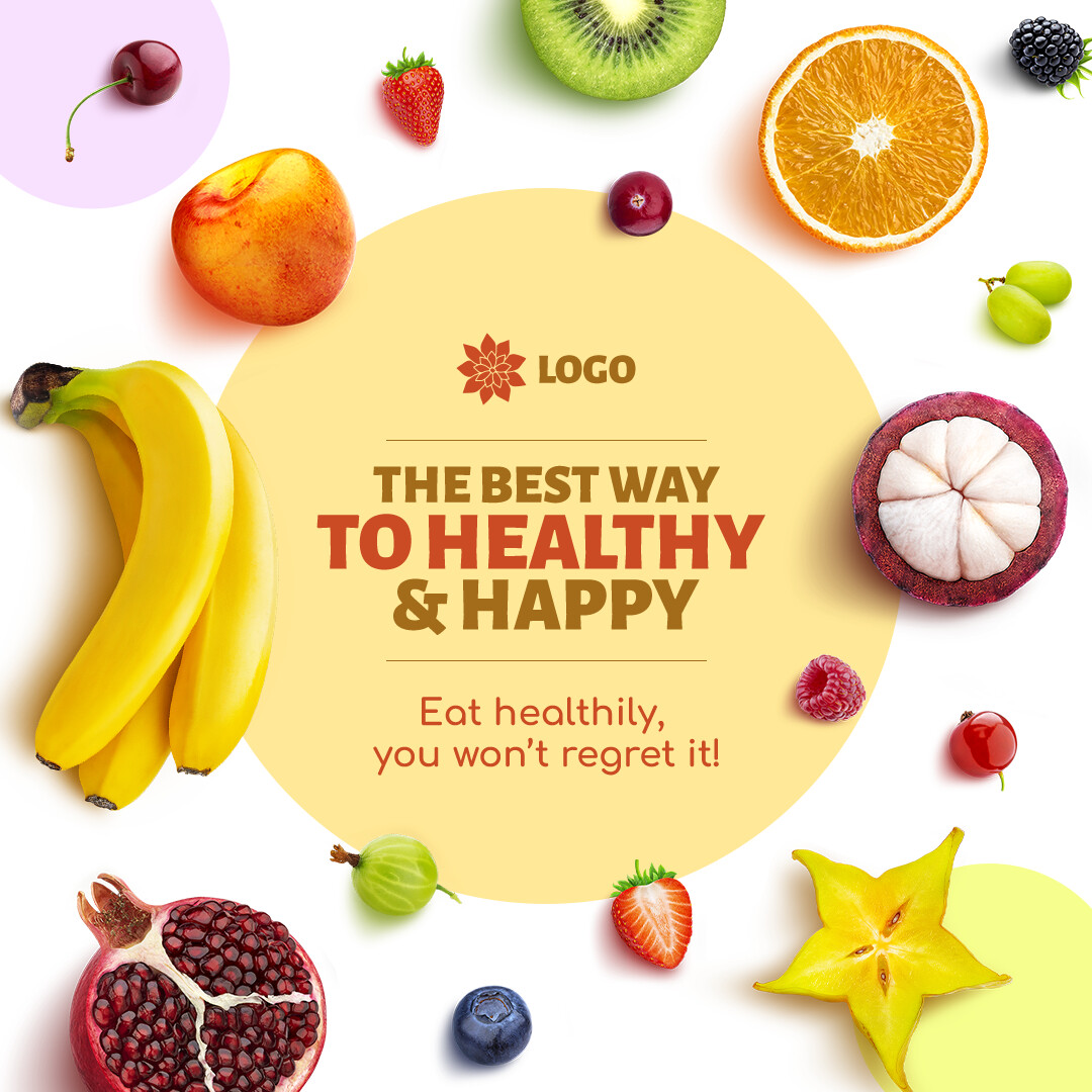 ArtStation - Social Media fruits poster