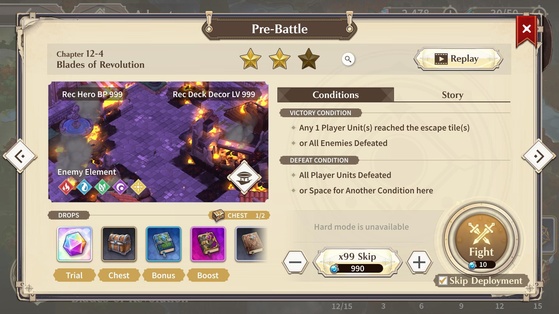 Vivian Ang - [Game UI] Pre-Battle