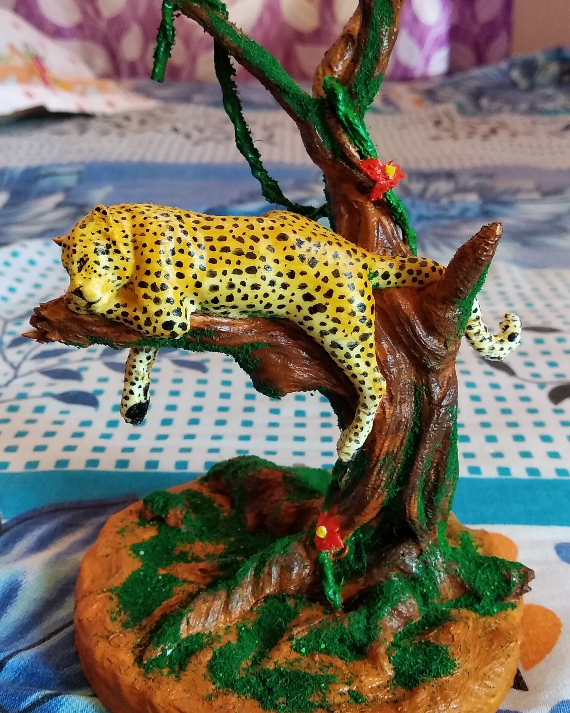 ArtStation - Leopard on a tree