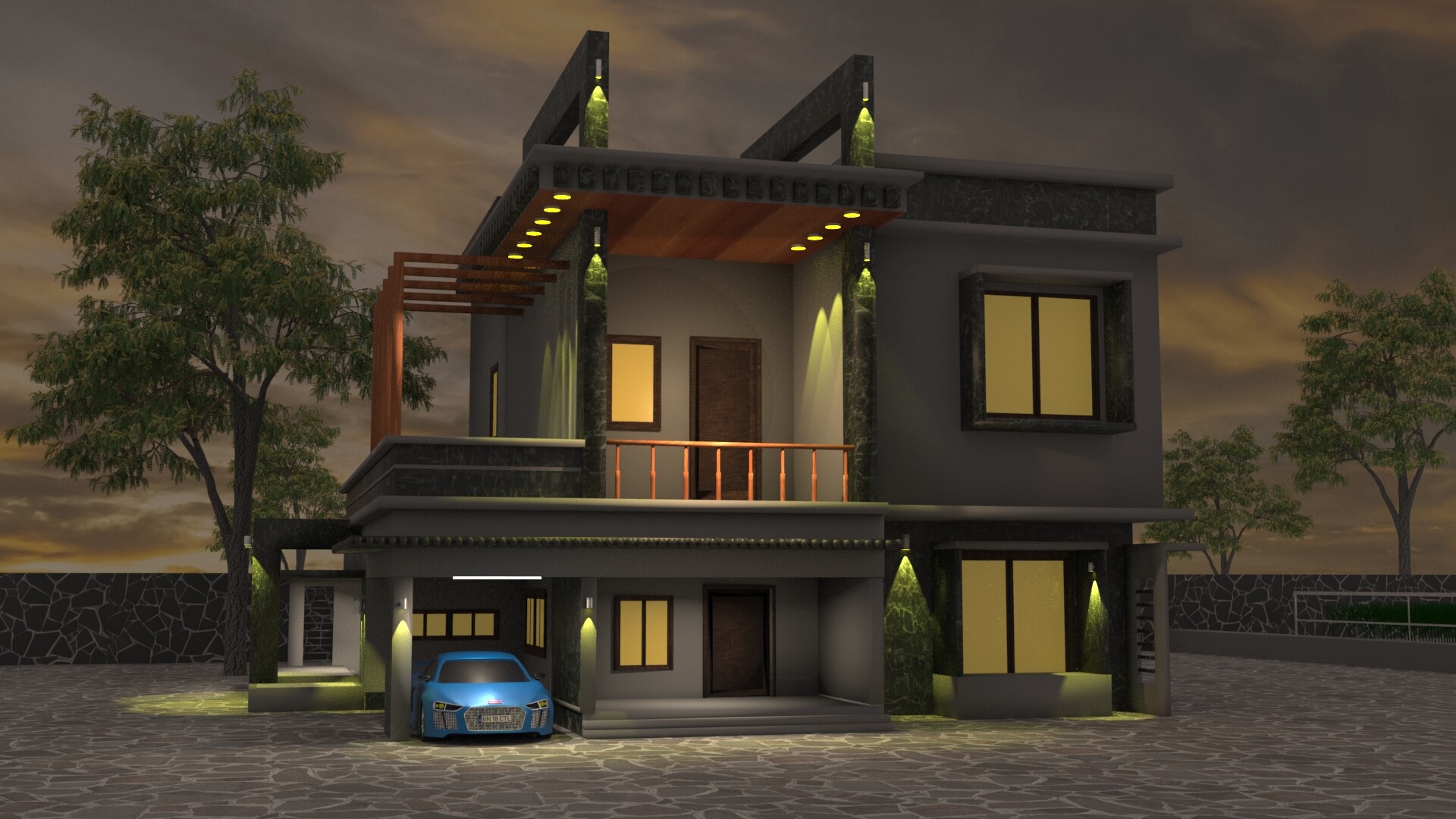 ArtStation - Exterior Modelling , Texture & LIghting