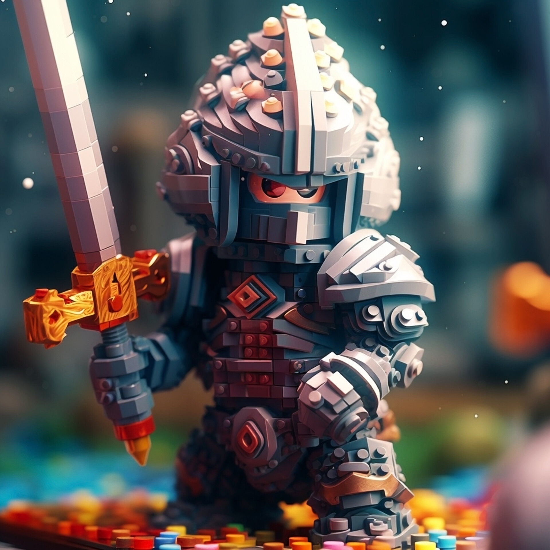 ArtStation - Lego Warrior