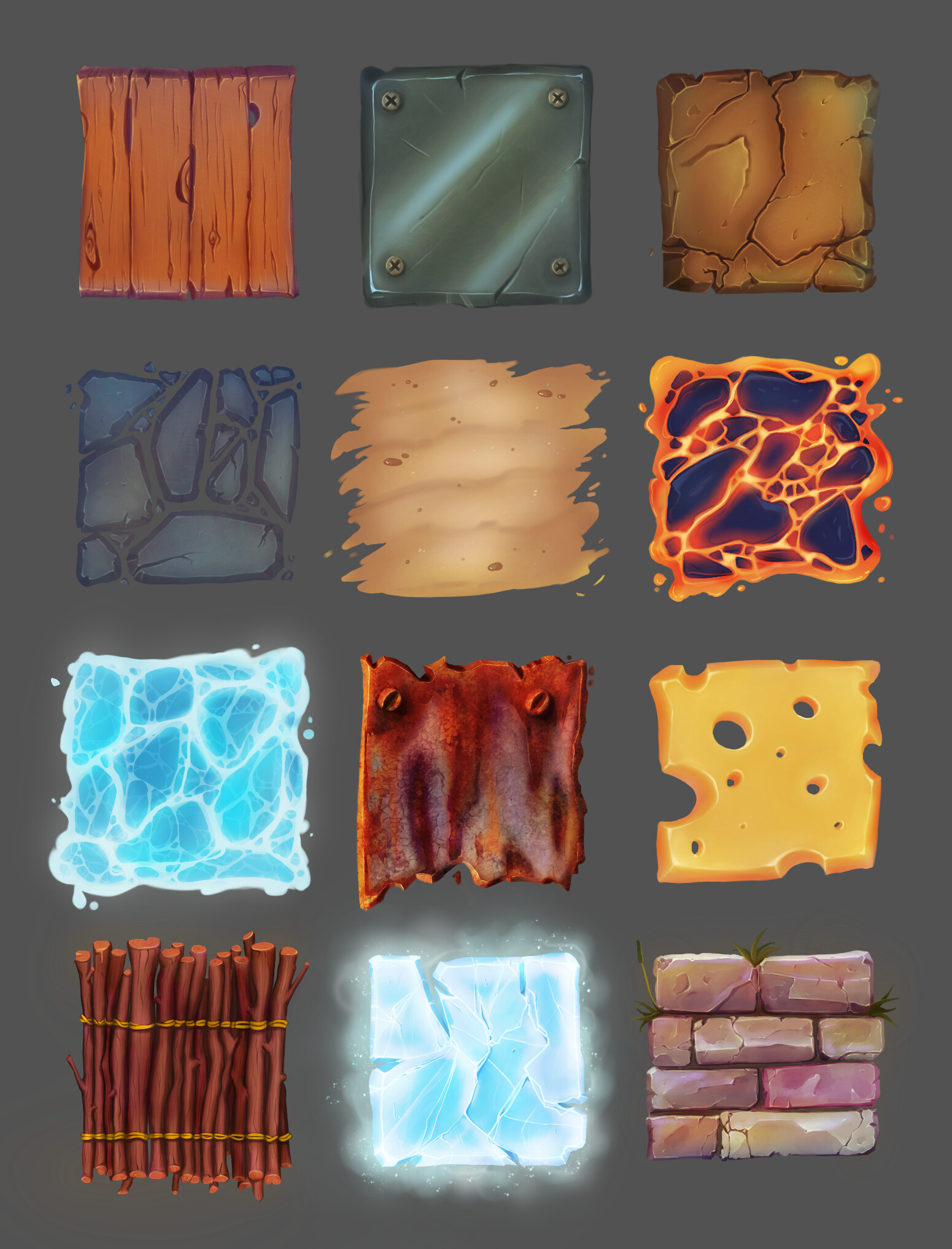 ArtStation - Textures study
