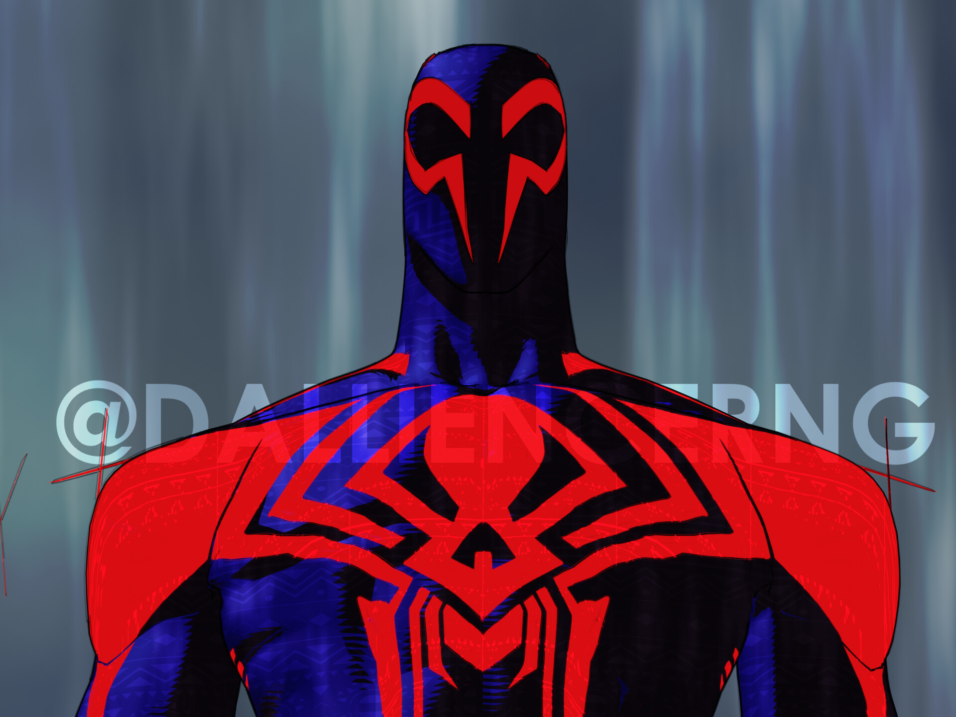 Will Gwasera - ATSV 2099 FANART Model Update (2.5) | Spider-Man: Across ...