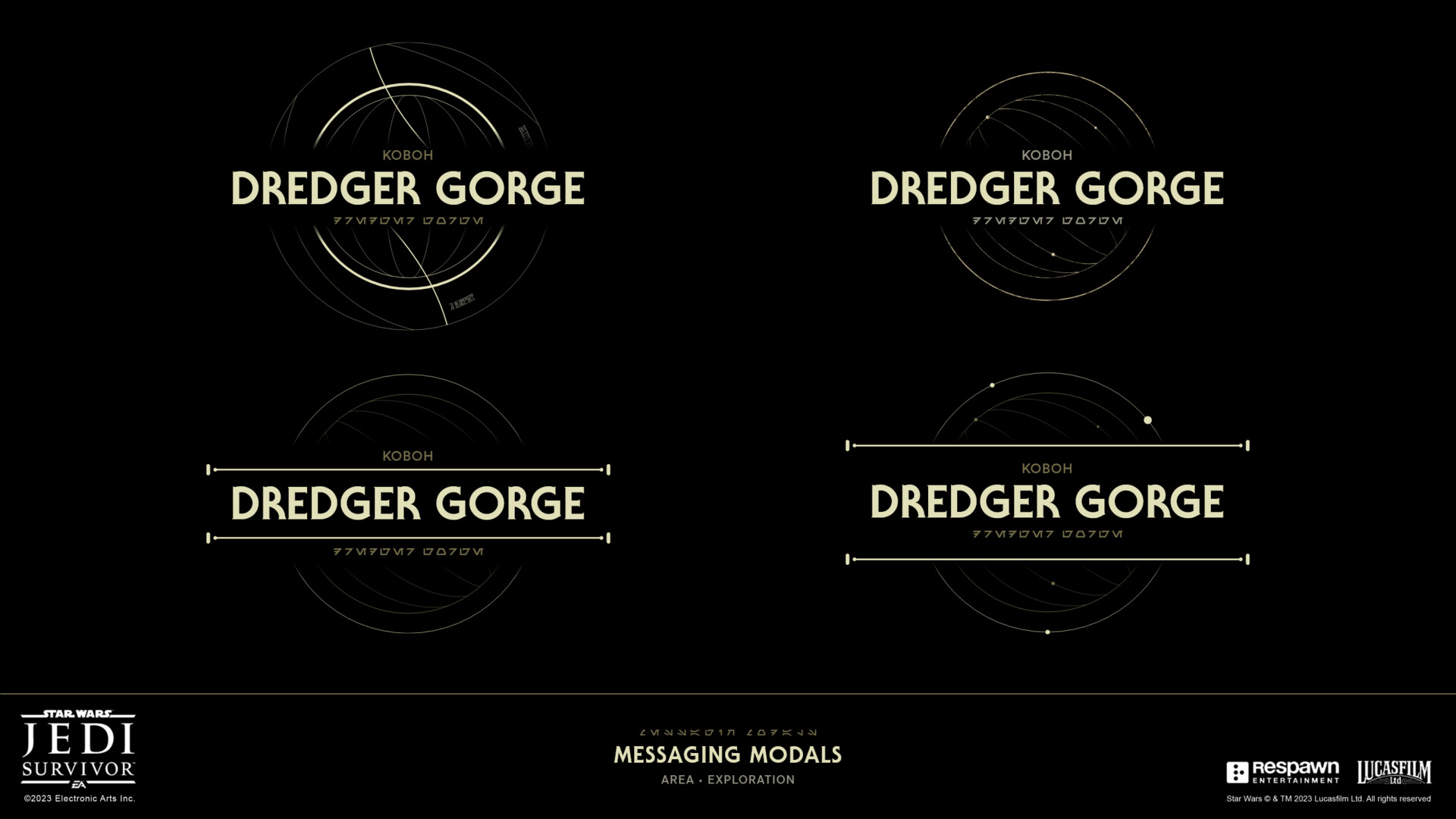 Andrew Rennie - Star Wars Jedi: Survivor - Messaging