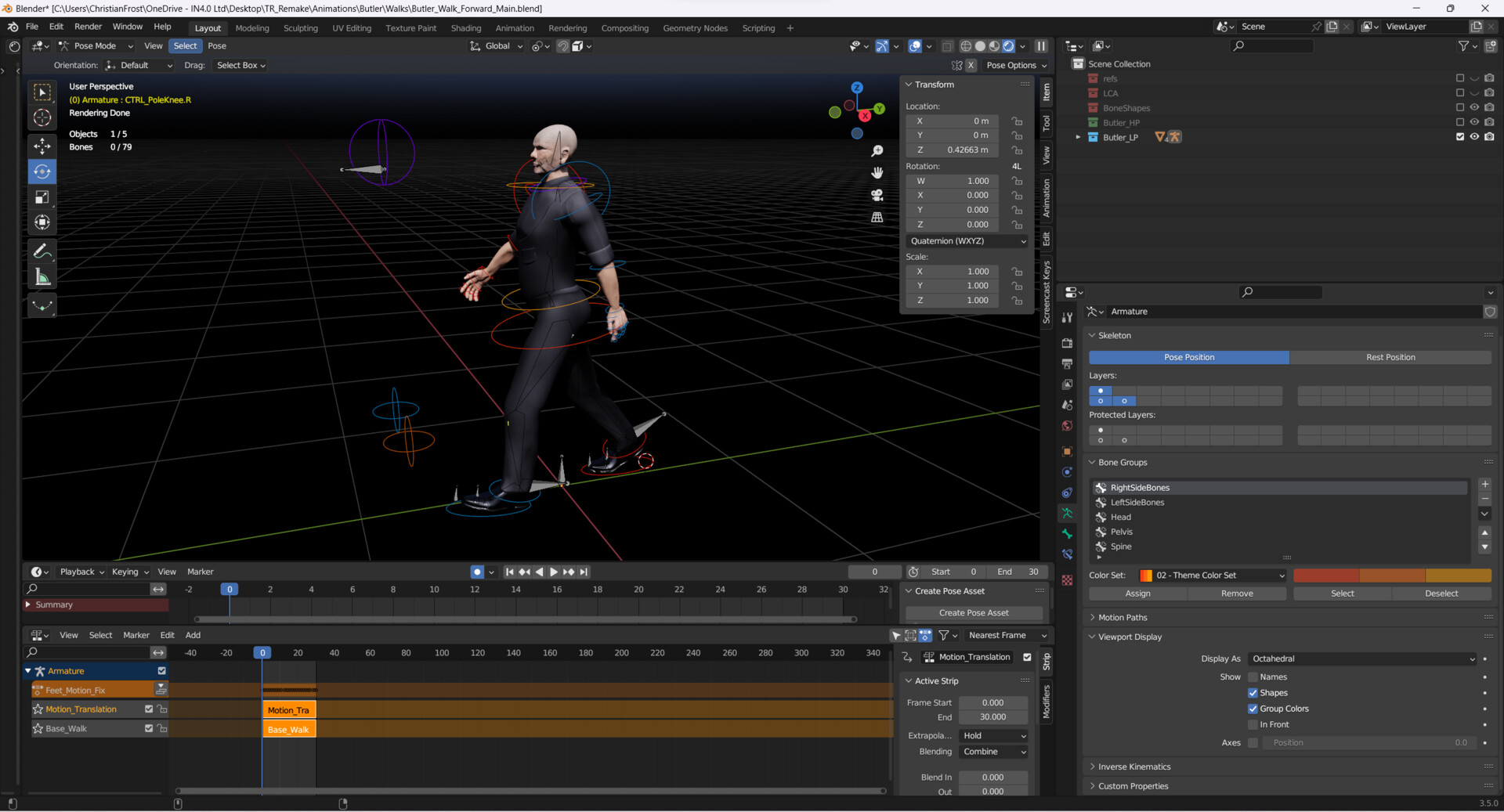 Christian GH Frost - Winston - "The Butler in the Fridge" personal Project