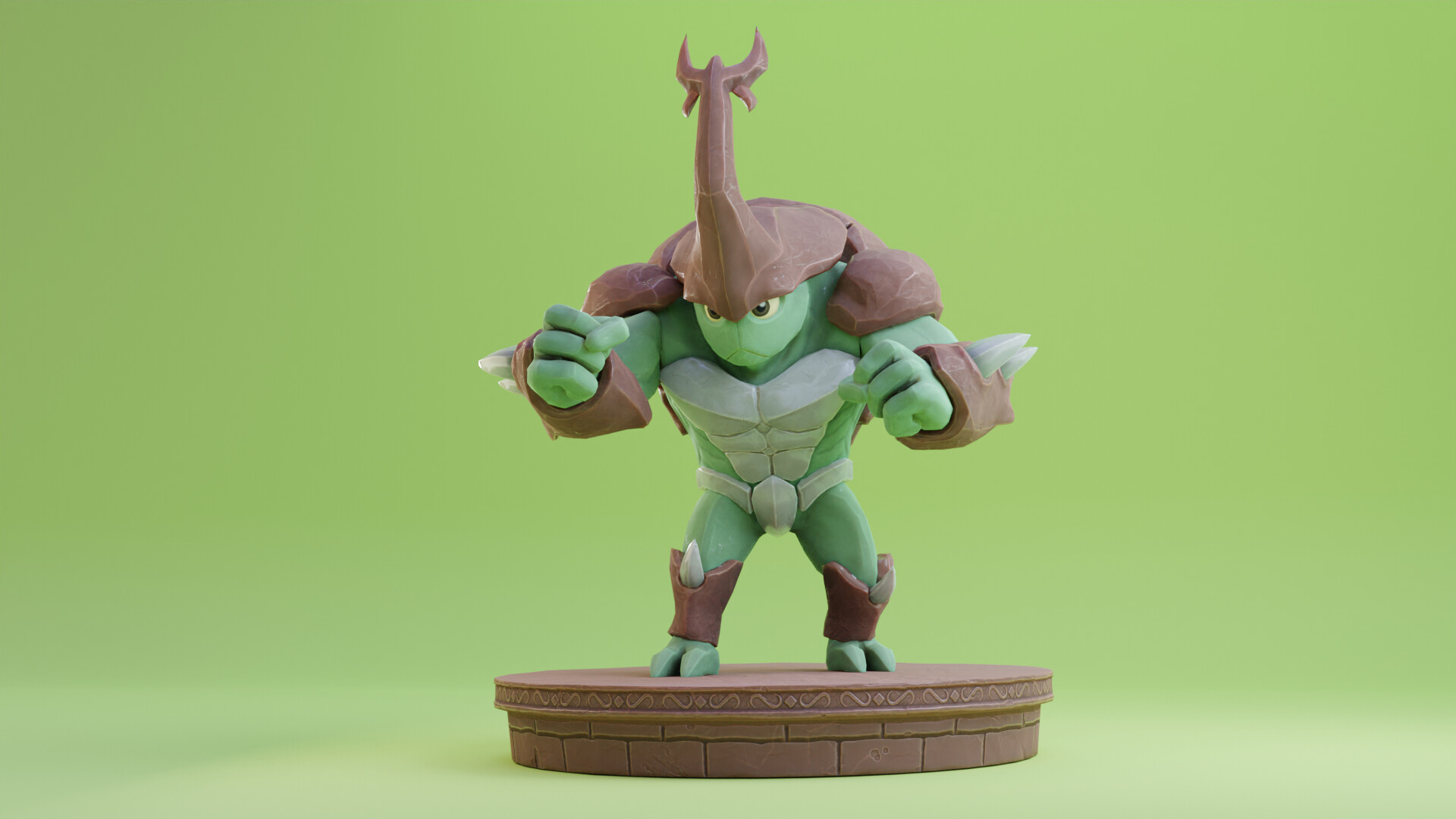 ArtStation - Kragg the Earths Bastion Rivals of Aether Fanart/ 3D Print