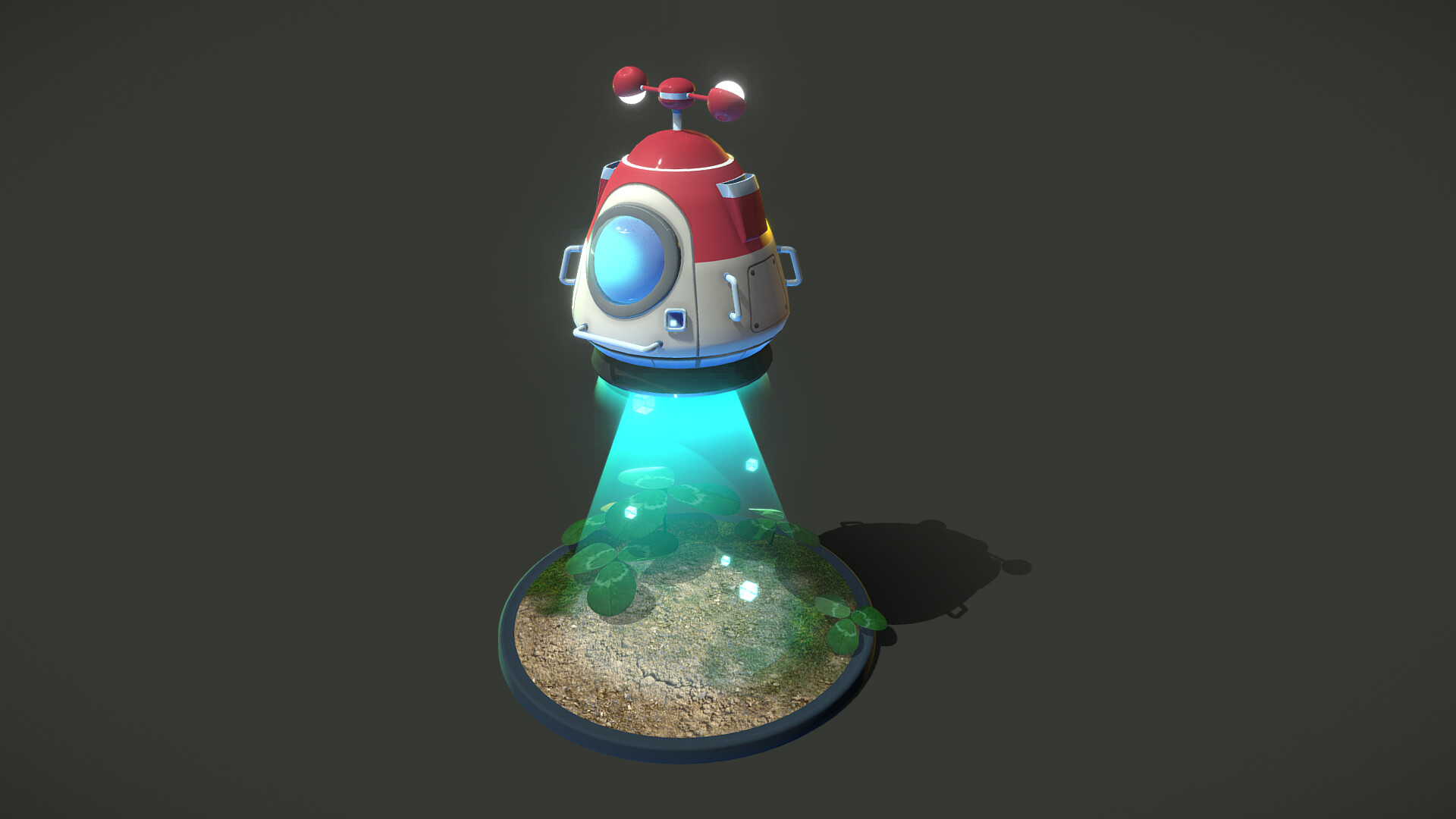 Nick Heitzman - Pikmin 4 Spaceship Fan Art