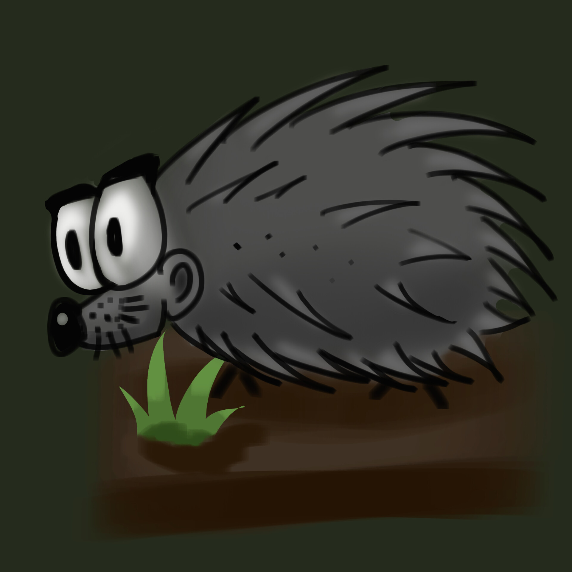 Angry Hedgehog Gif