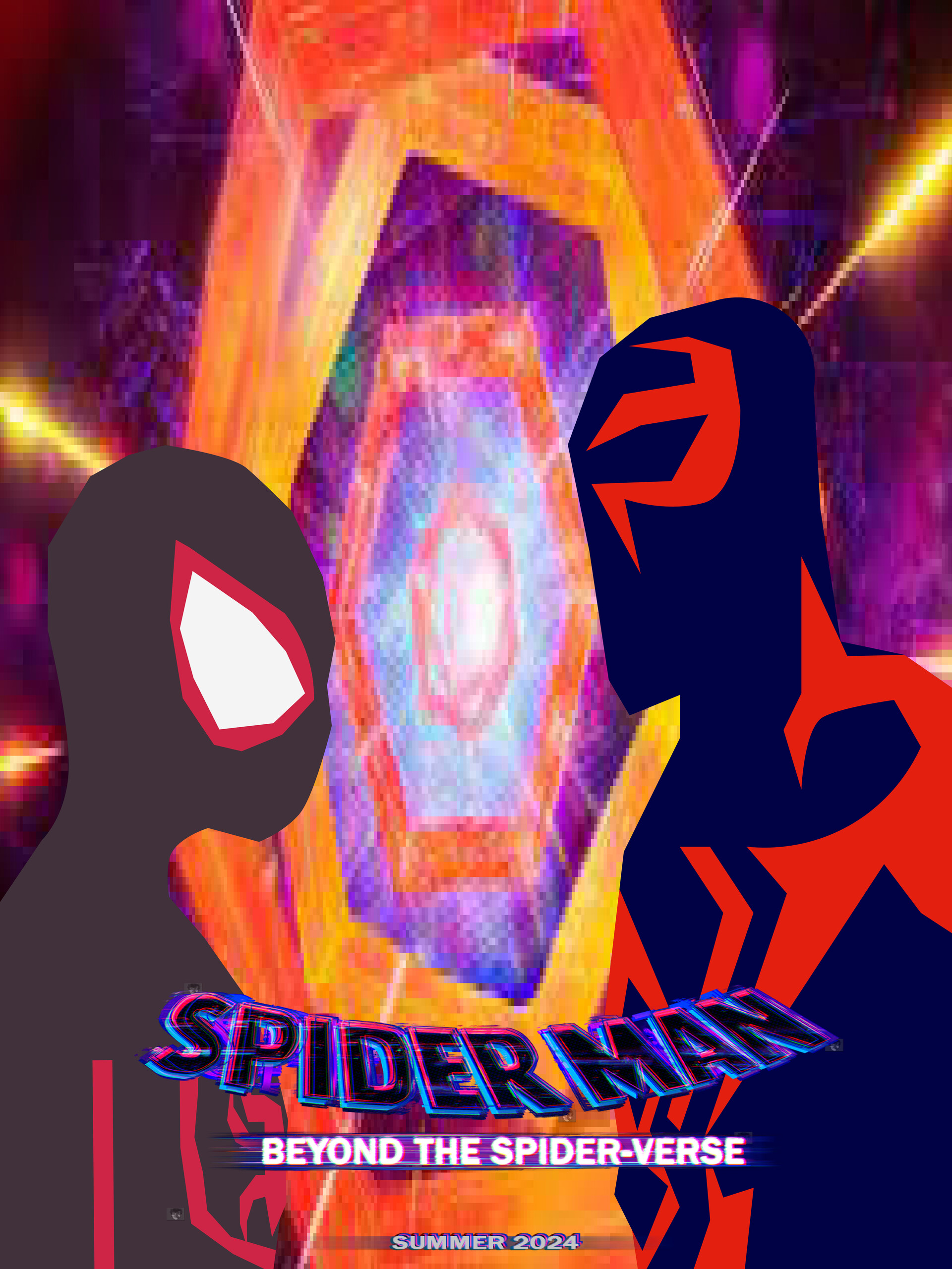 ArtStation - Beyond the spiderverse FanArt Poster