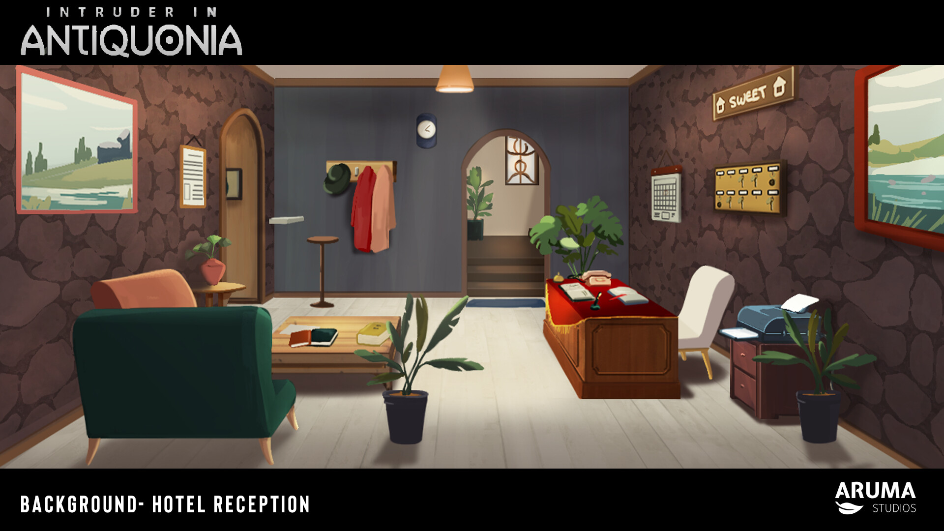 ArtStation - Intruder in Antiquonia- Background art