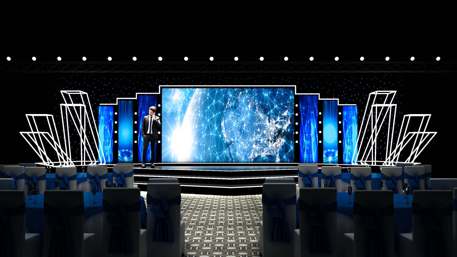 ArtStation - stage show in 3d