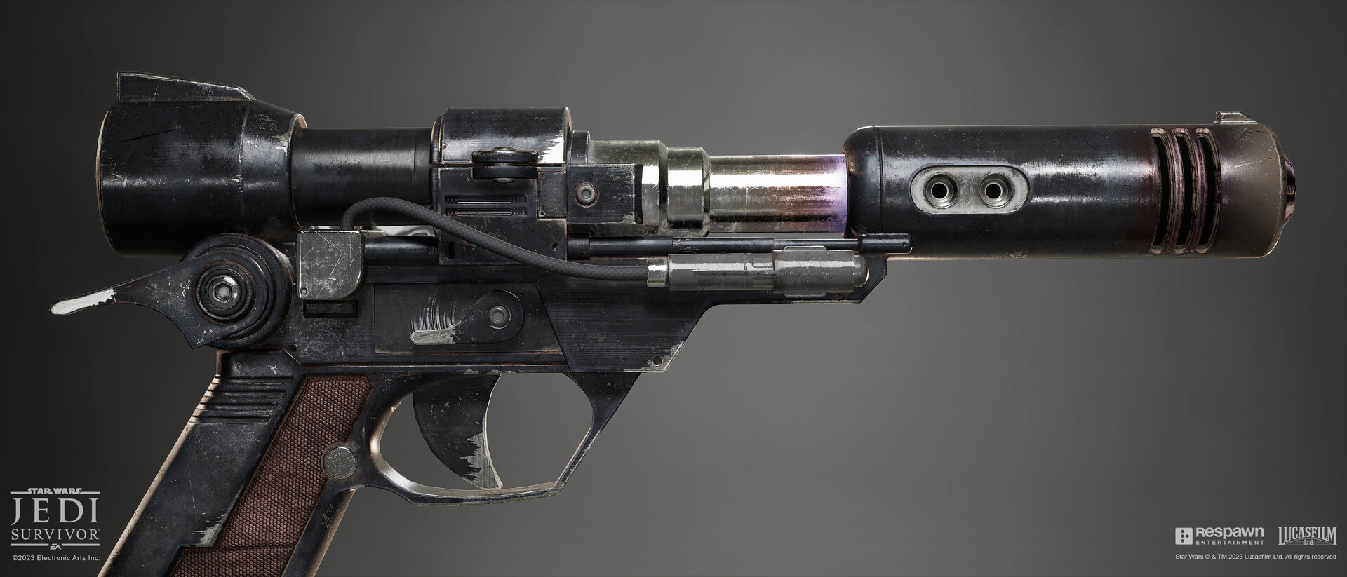 Evan Cwiertny's Portfolio - Star Wars Jedi: Survivor - Bode Akuna's Blaster