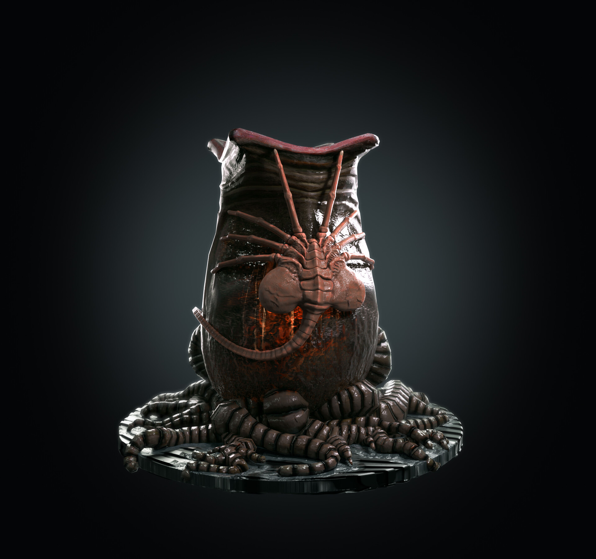 facehugger egg drawing