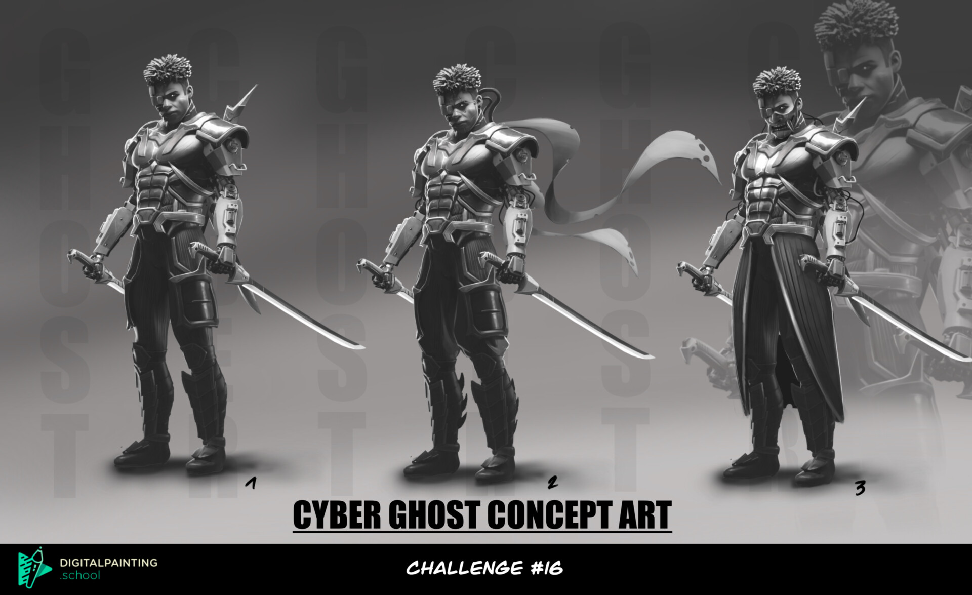 Thomas Ressuge - Cyber Ghots Concept Art