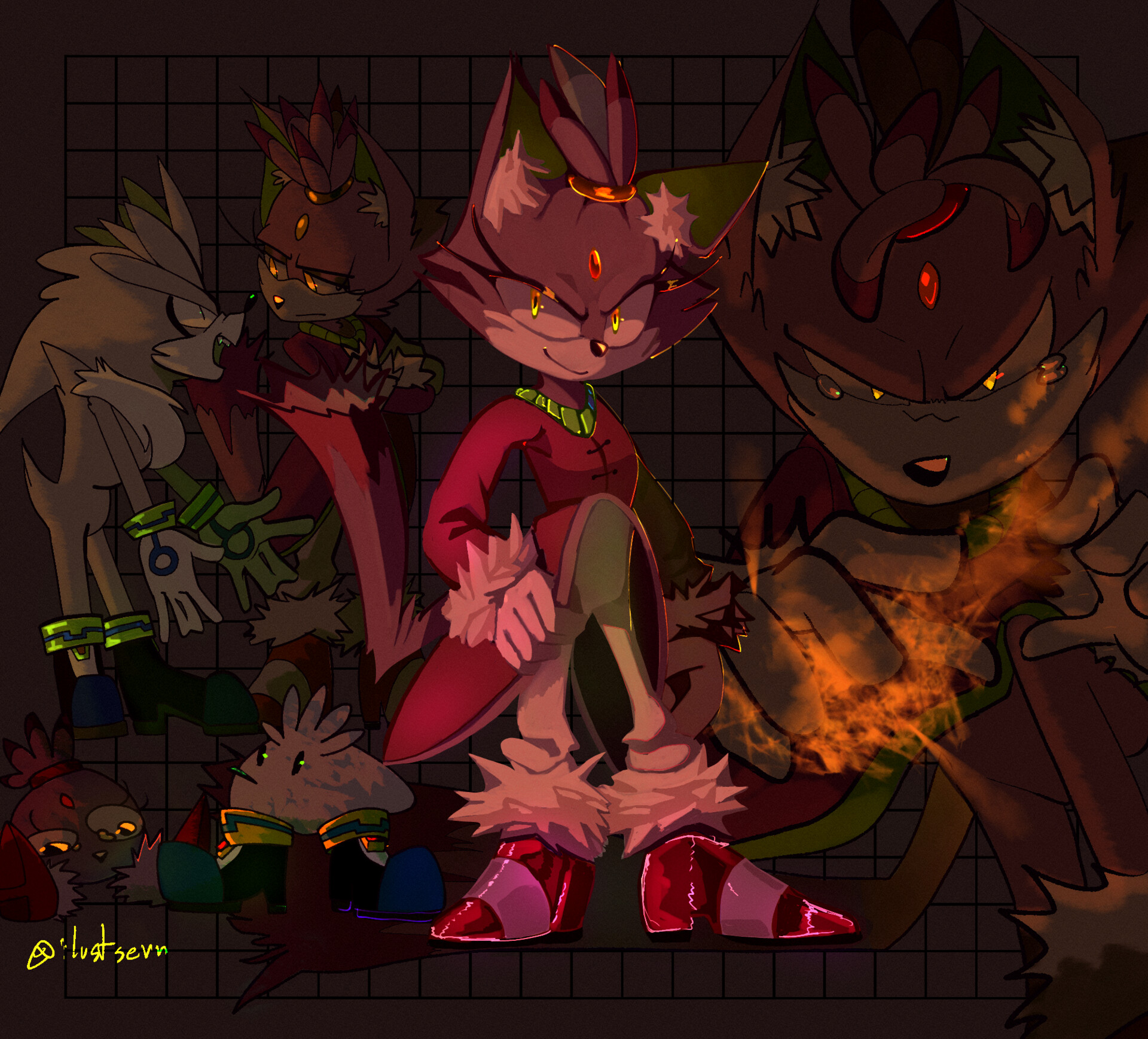 ArtStation - blaze fan art