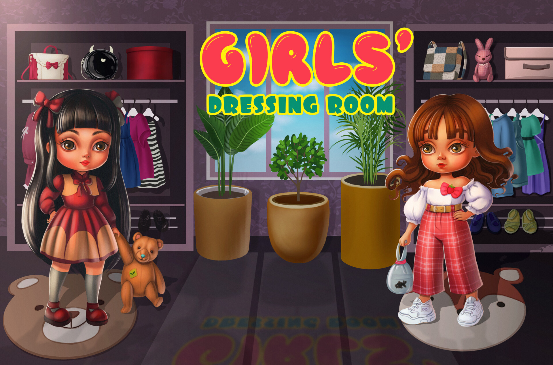 ArtStation - Girl's dressing room