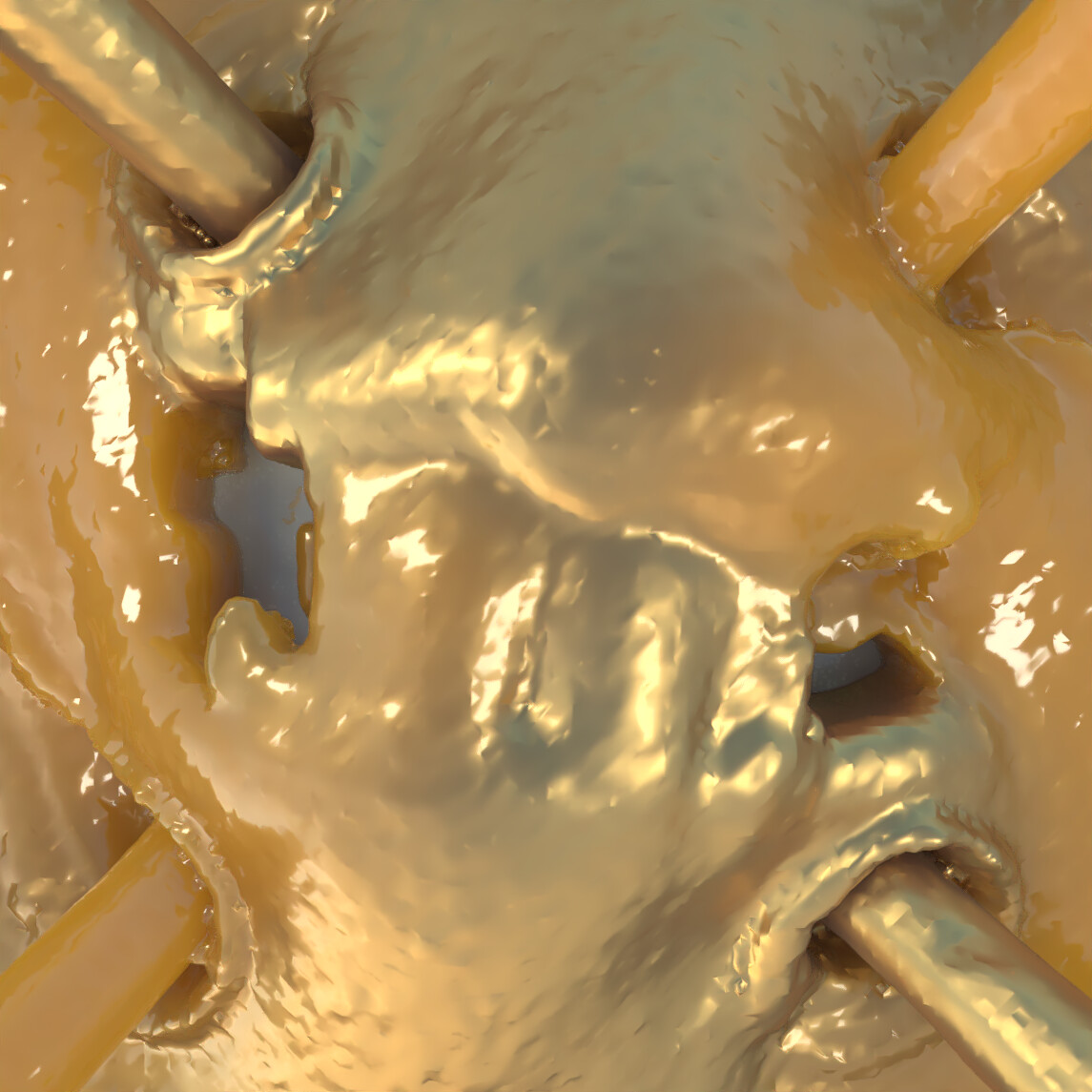 Ashley Mellor - Logo Ident - Paint pour