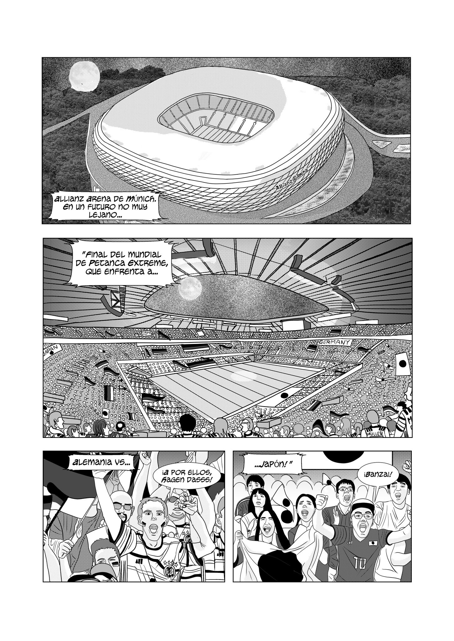 ArtStation - Página 1 cómic de deportes y comedia acabada