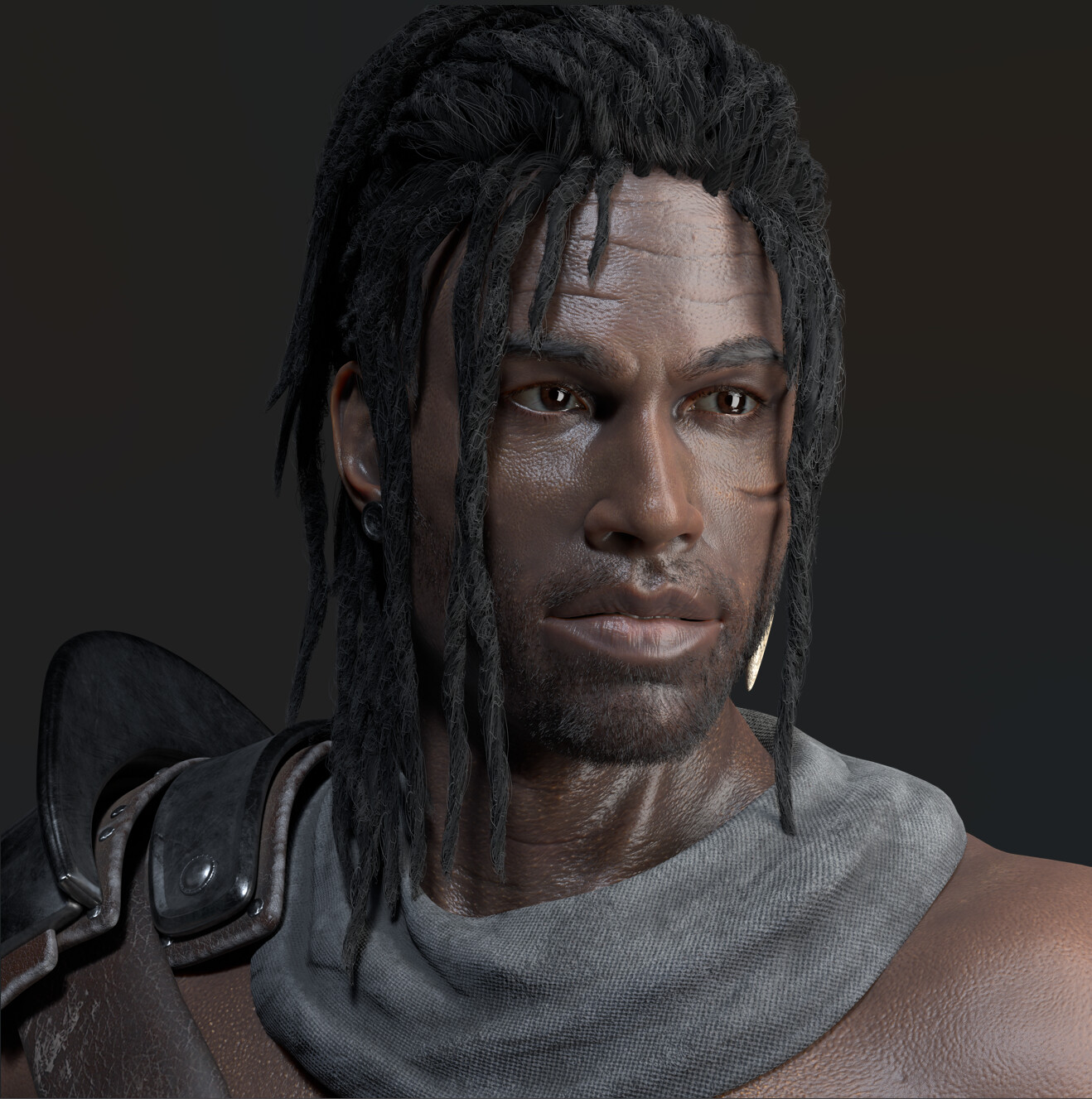 ArtStation - Ronon - Kalashtar Barbarian