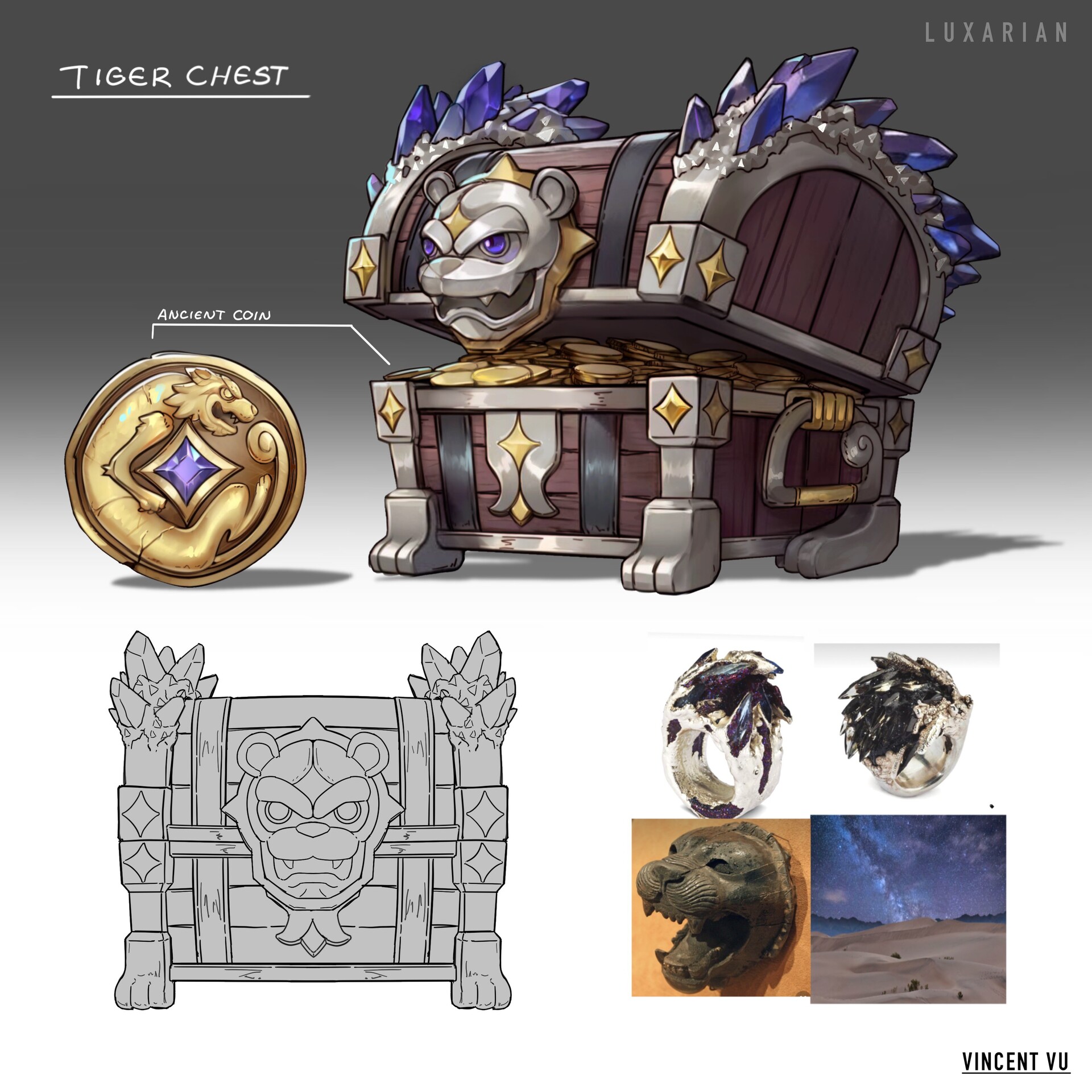 ArtStation - Shiny Tiger Chest