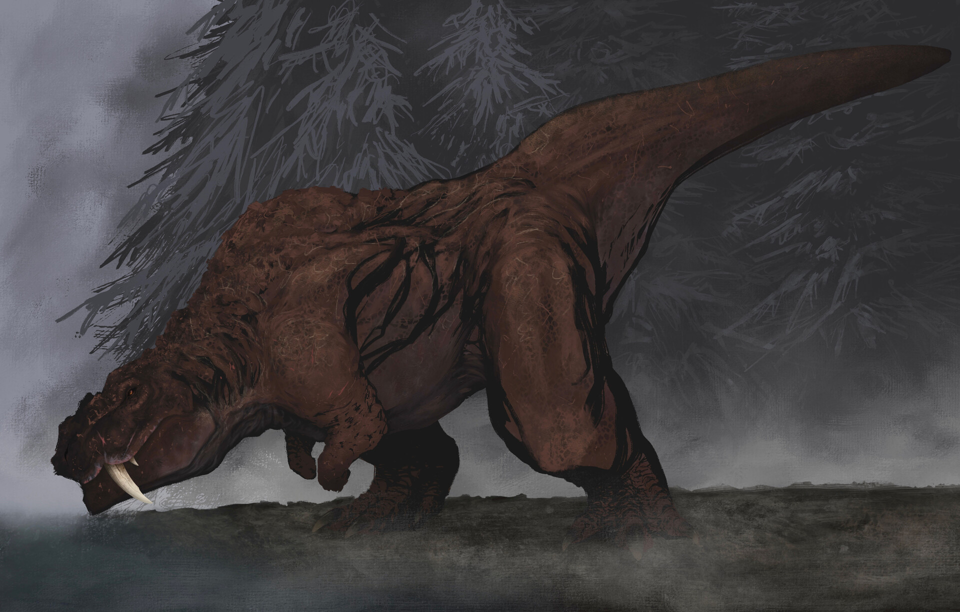 ArtStation - Odoberosaurus