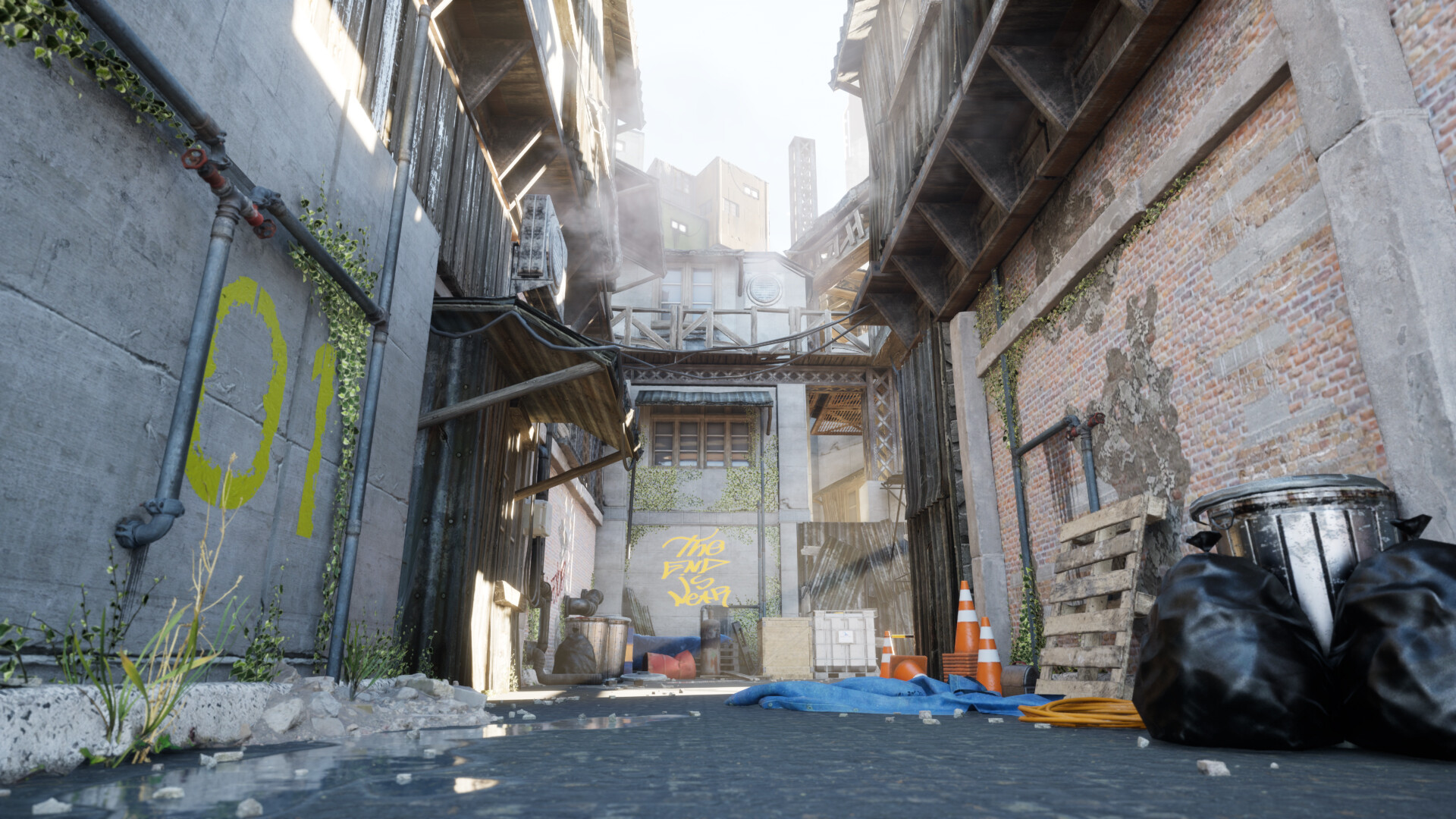 ArtStation - Urban Alley Environment