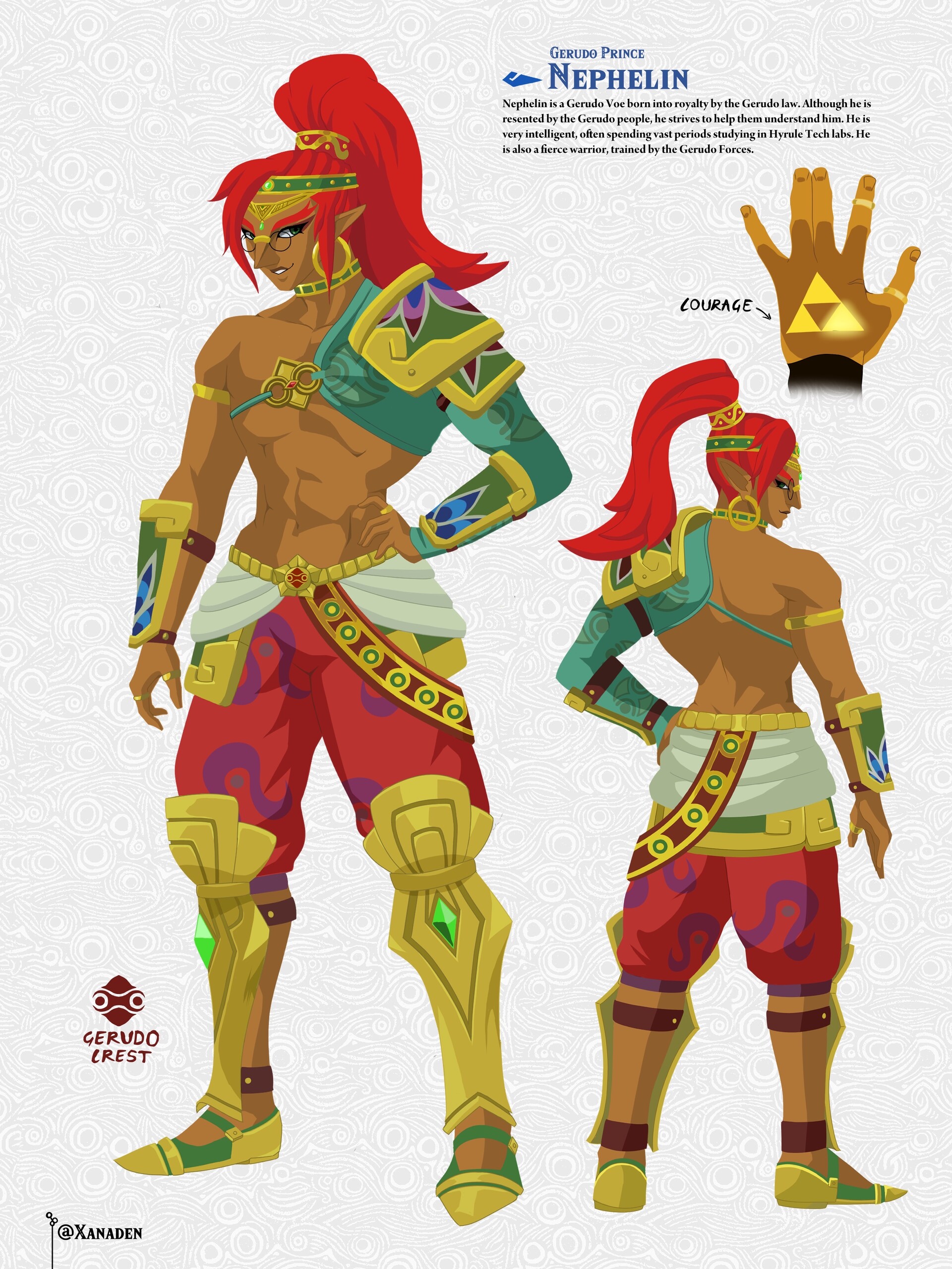 ArtStation - THE LEGEND OF ZELDA, FAN MADE CHARACTER CONCEPT