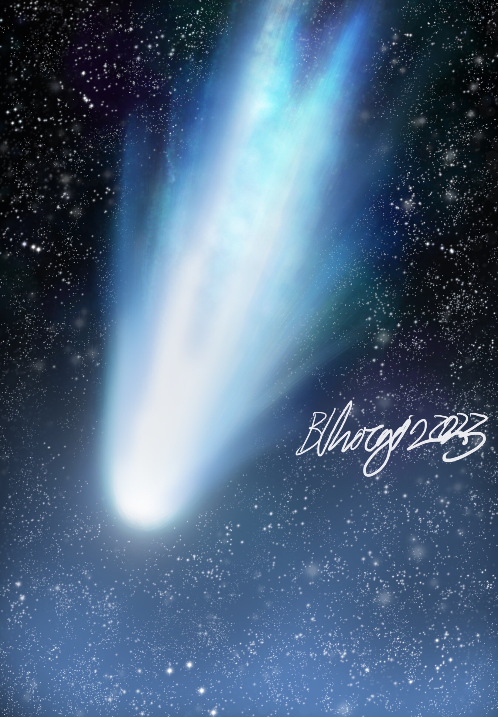 ArtStation - Halley’s Comet