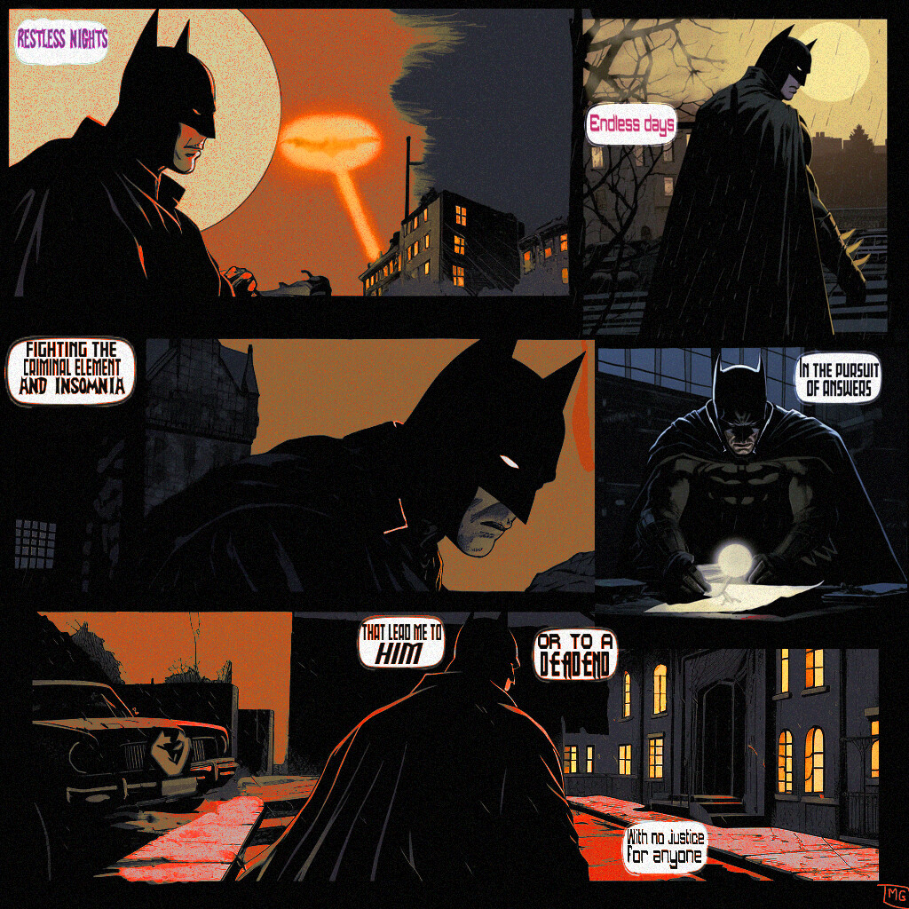 Batman Fighting Criminals