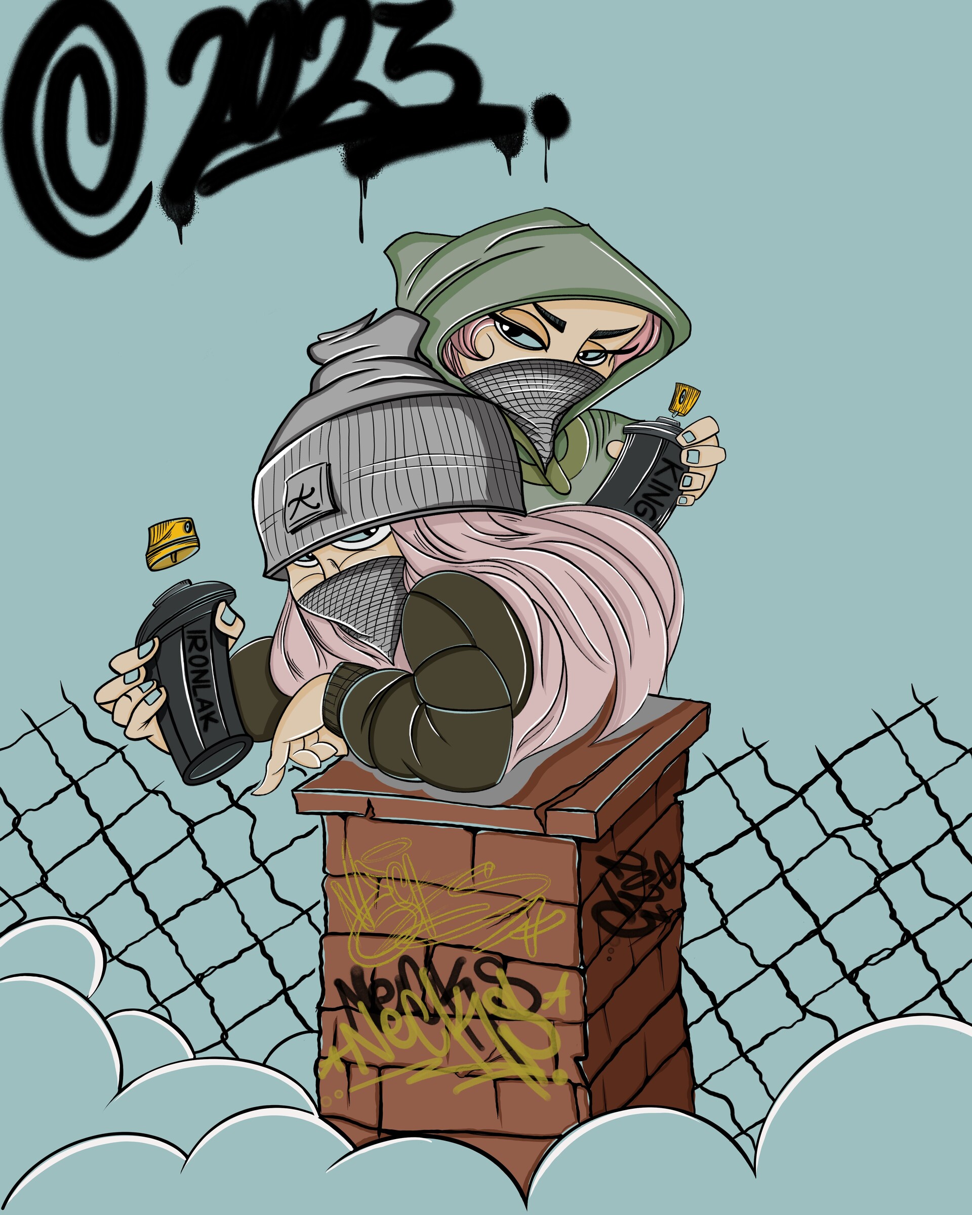 ArtStation - Spray girl