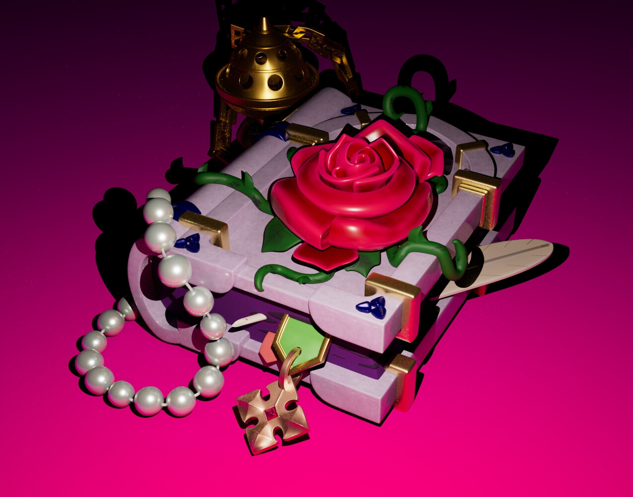 ArtStation - Grimoire of the Rose