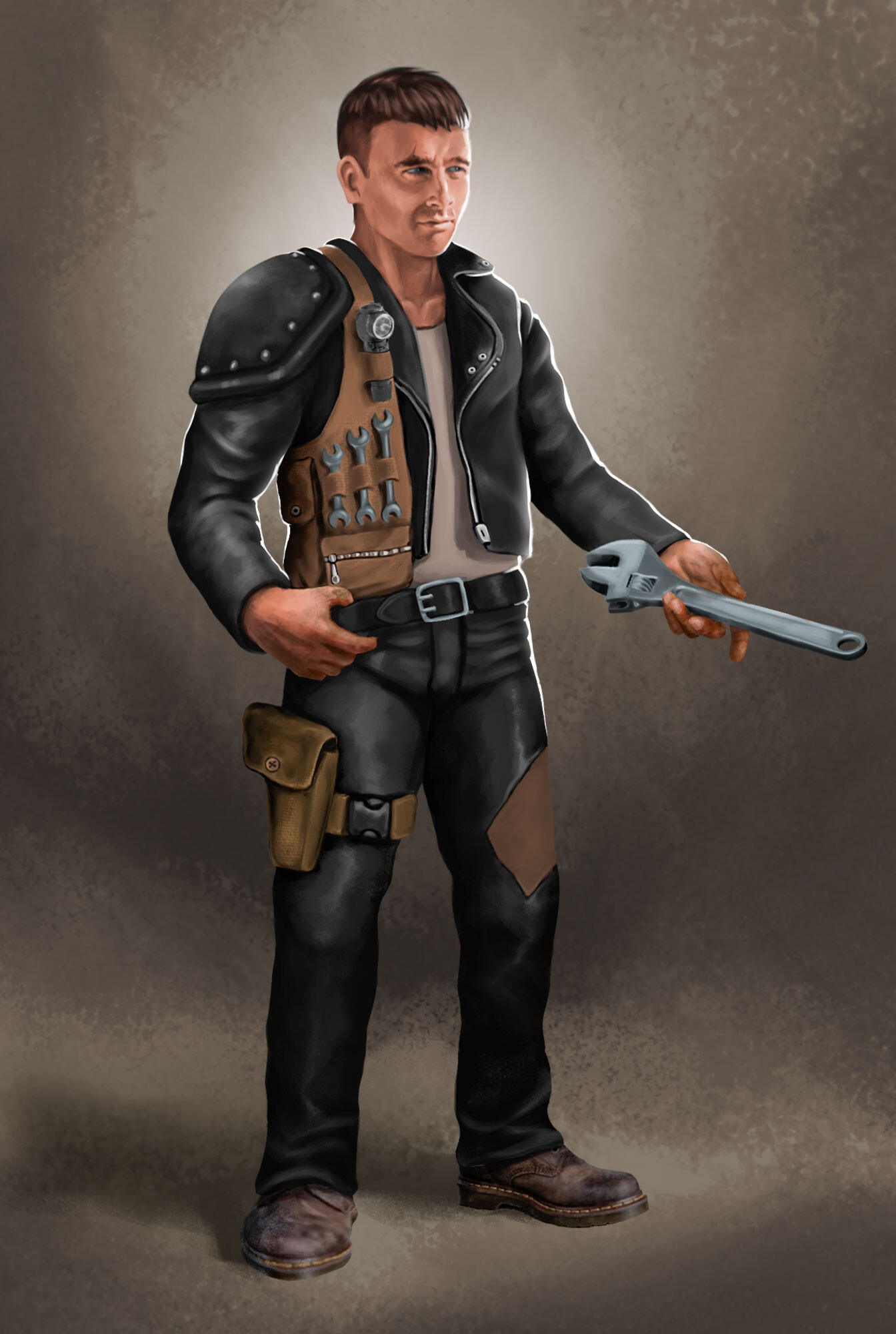 ArtStation - Mechanic character concept art