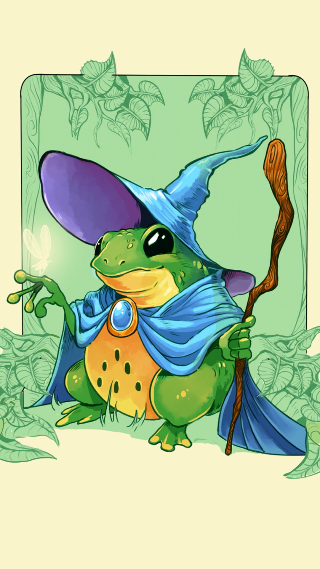 ArtStation - A frog wizard--Ongoing personal animal RPG concepts