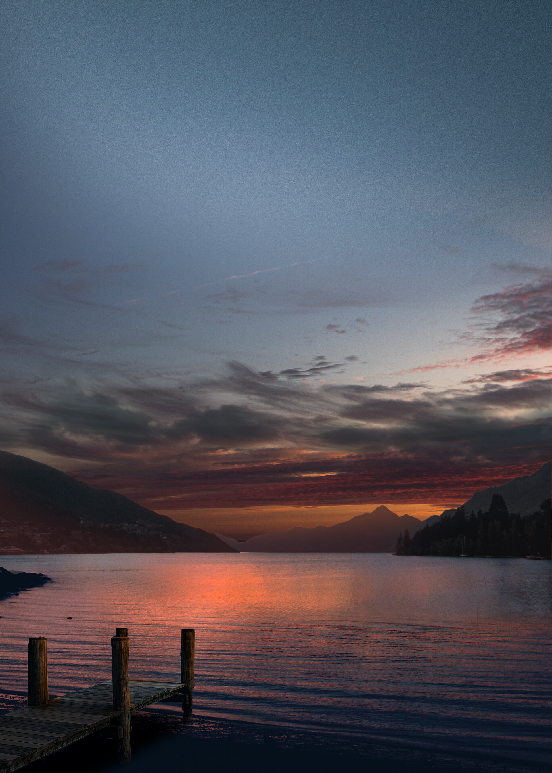 ArtStation - Beach Sunset