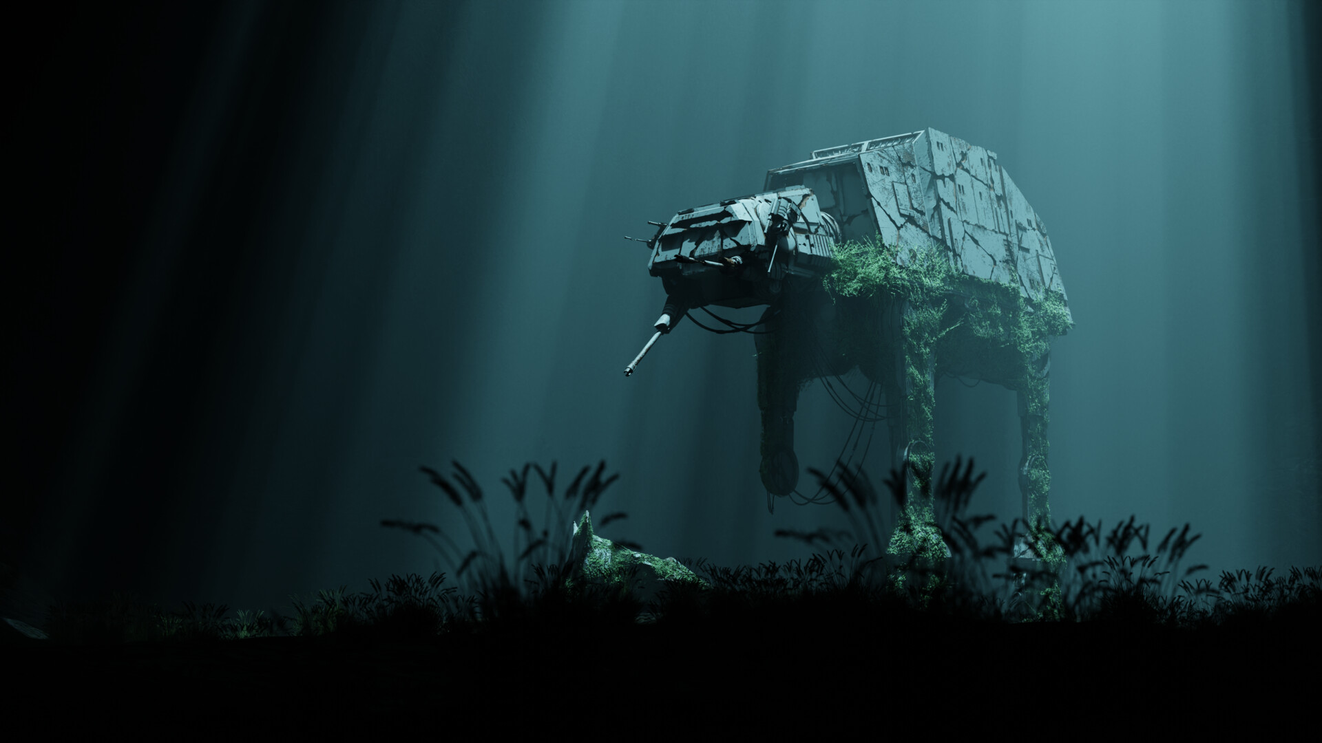 Artstation Abondoned Atat Walker Star Wars