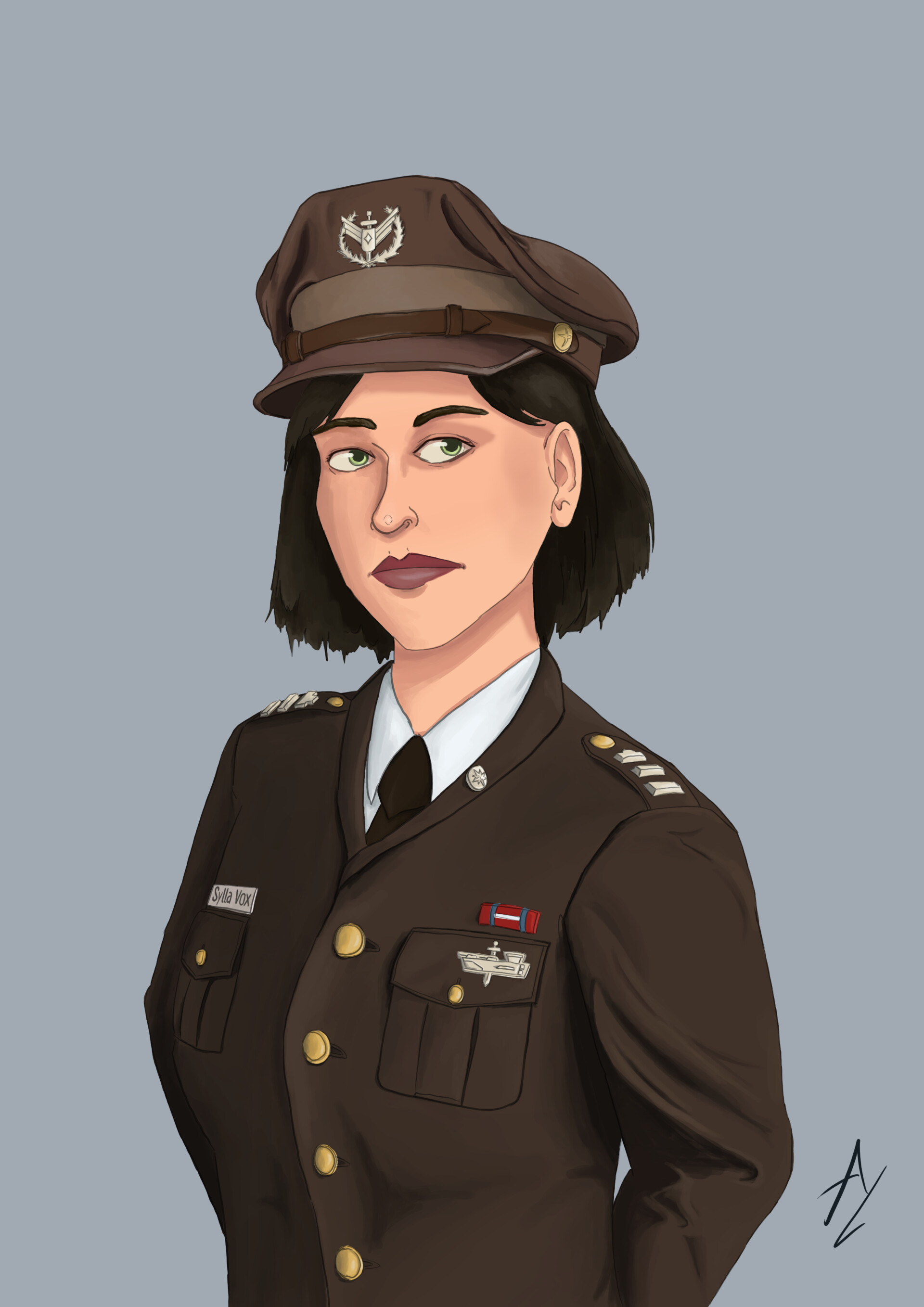 ArtStation - Commander Syla Vox