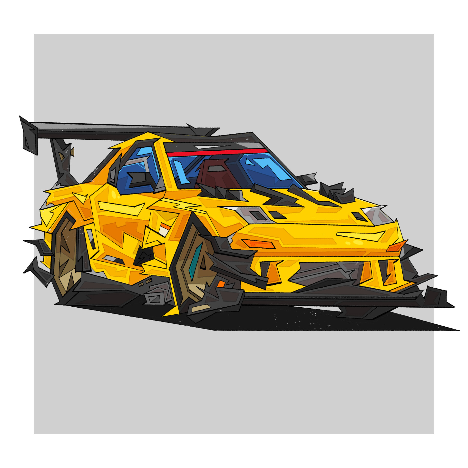 ArtStation - Mazda RX-7 FD3S
