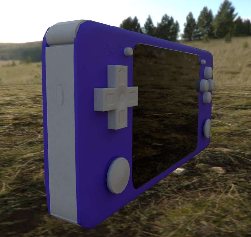 ArtStation - Handheld Game Prop